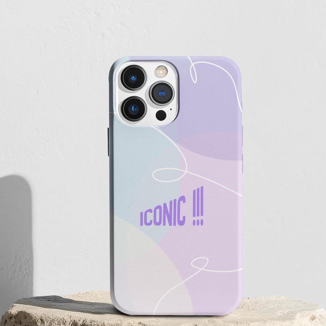 Iconic!!! Phone Case | Pastel Abstract Swirl Design, Aesthetic iPhone ...
