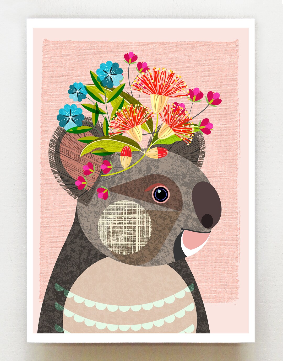 Australian Koala, Print, DES72 - Etsy