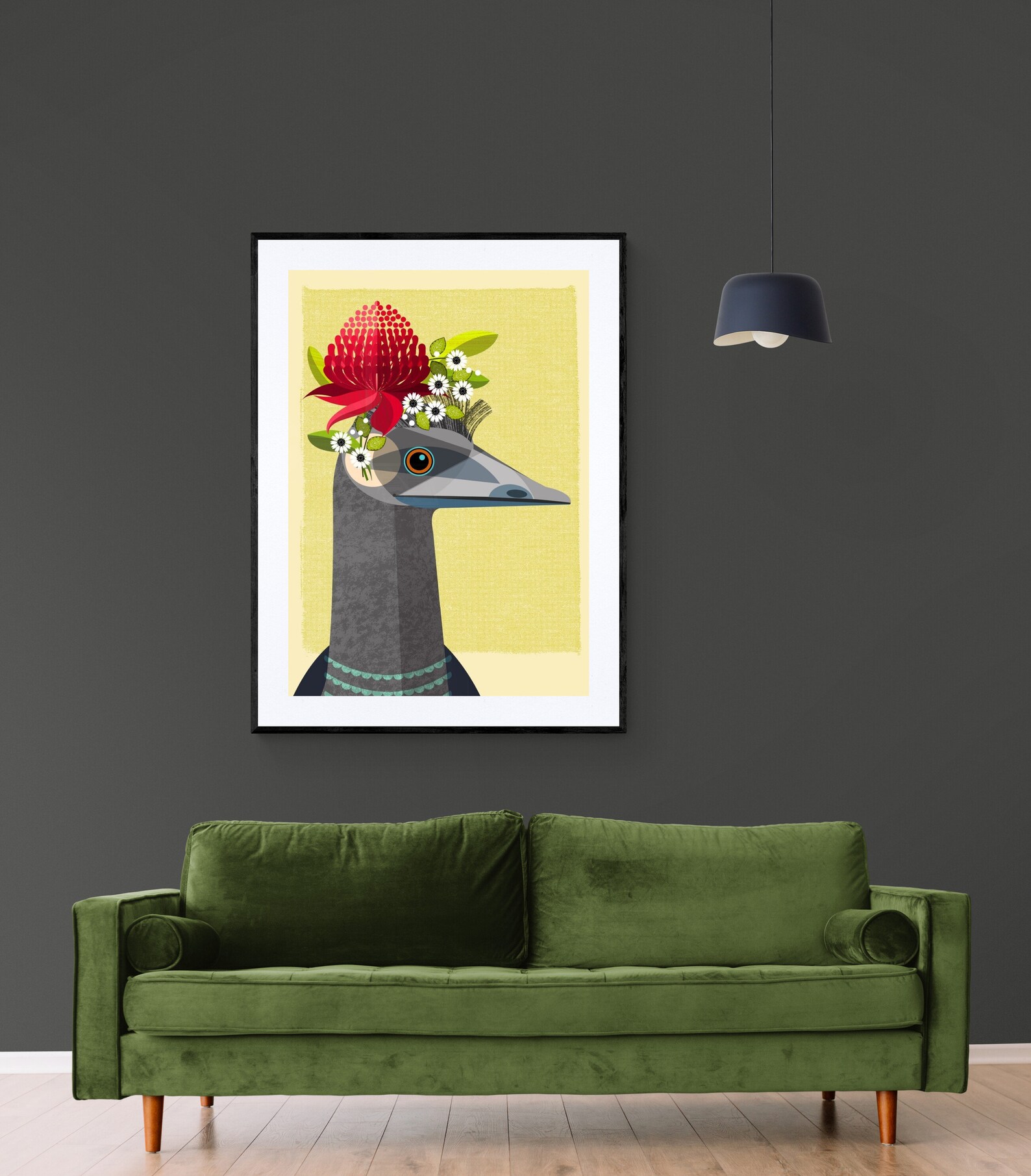 Australian Emu, Print, DES70 - Etsy