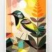 New Zealand Native Hihi Print NZA138 - Etsy