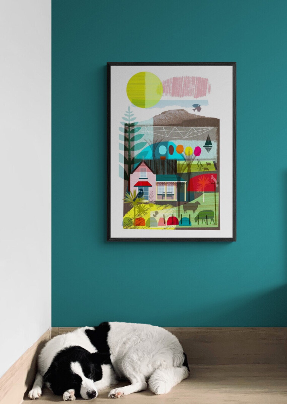 Midday on the Farm, New Zealand Print, NZA33 - Etsy