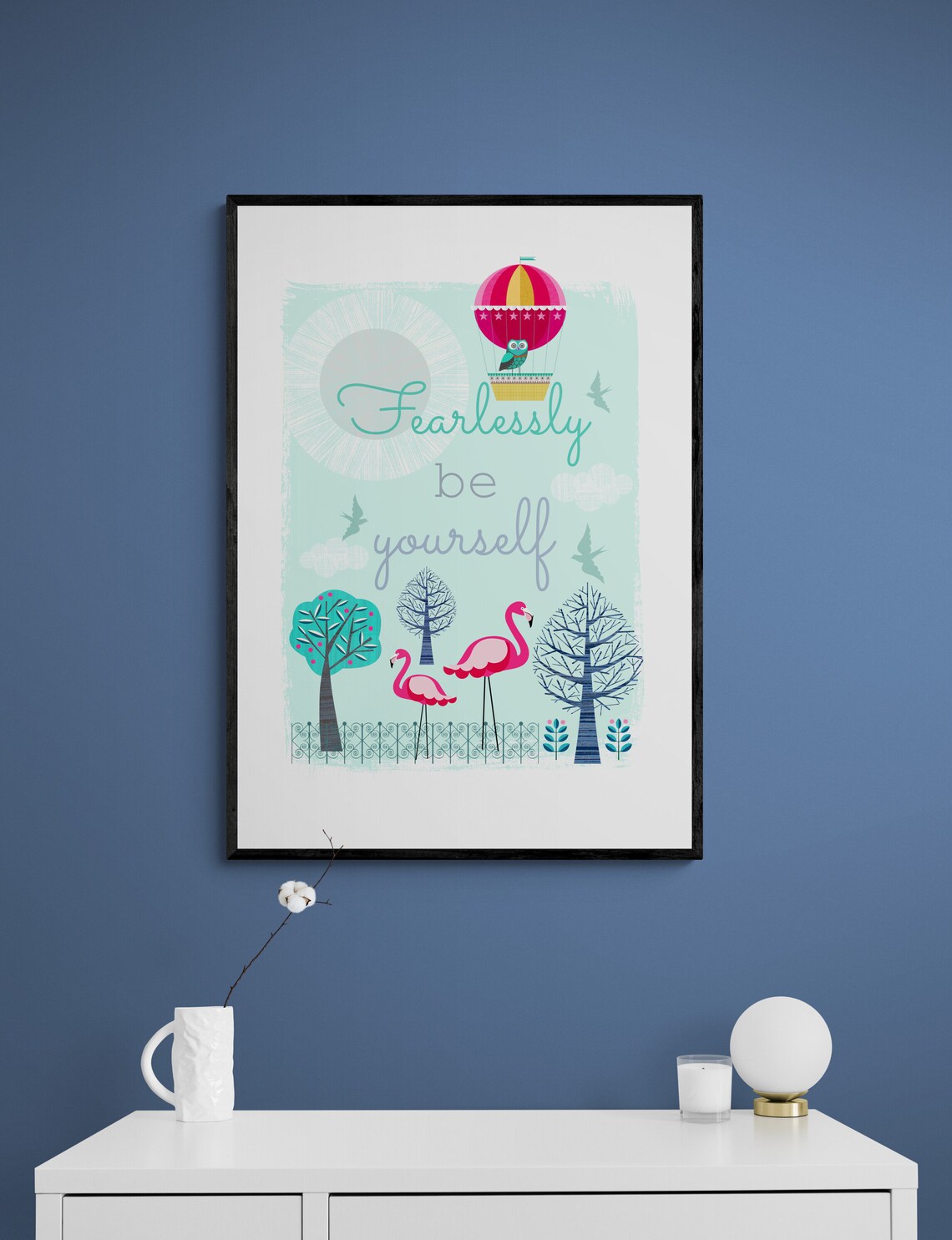 Fearlessly Be Yourself Print DES26 - Etsy