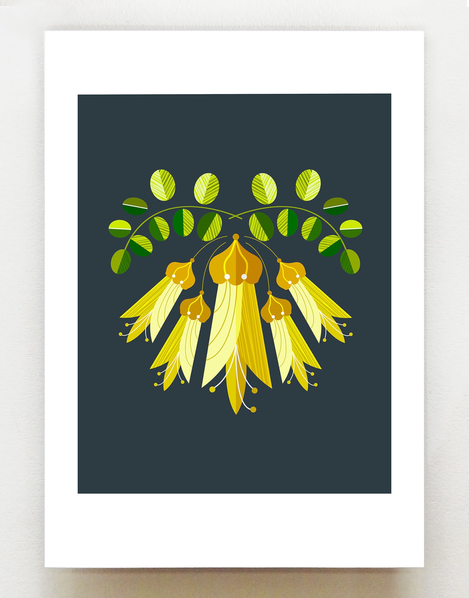 Native New Zealand Kowhai Flower, NZA63 - Etsy
