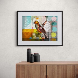 Landscape, New Zealand, Kaka Bird, NZA174 - Etsy