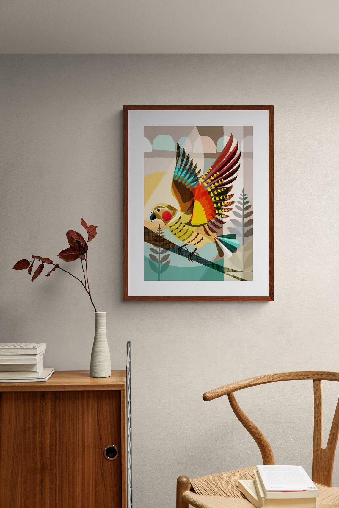 New Zealand Native Kea Print NZA65 - Etsy