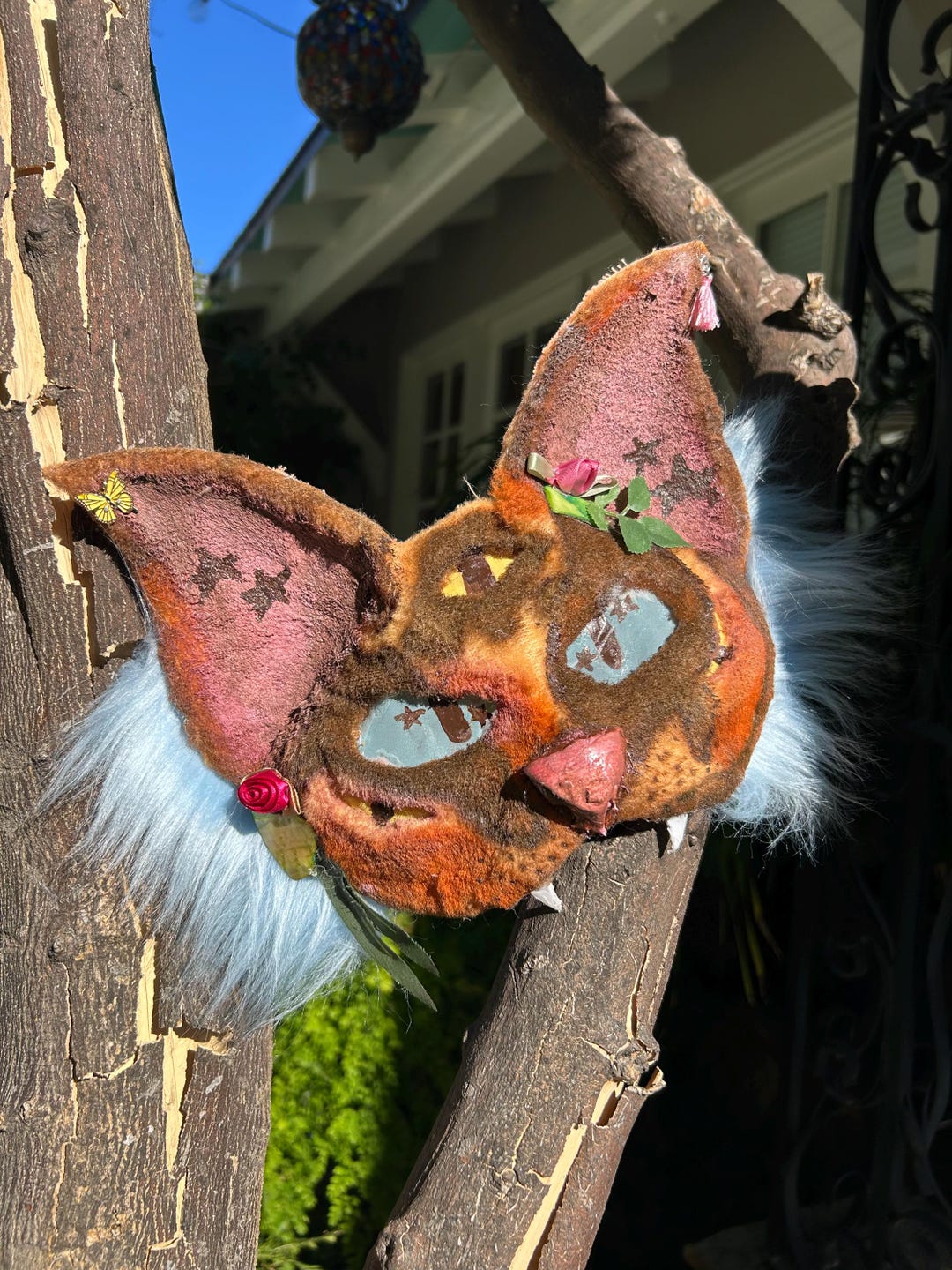 Calico Fairytale Cat Therian Mask - Etsy