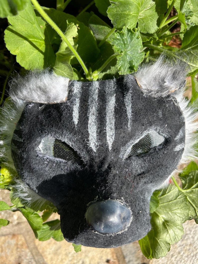 Skunk Therian Mask - Etsy