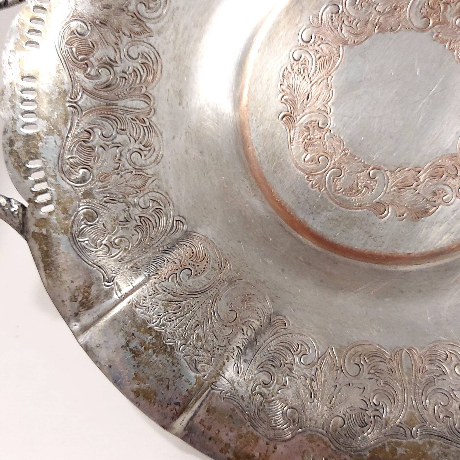 1960s/70s Viking Plate Silver Handled Tray - Vintage Home Decor - Etsy