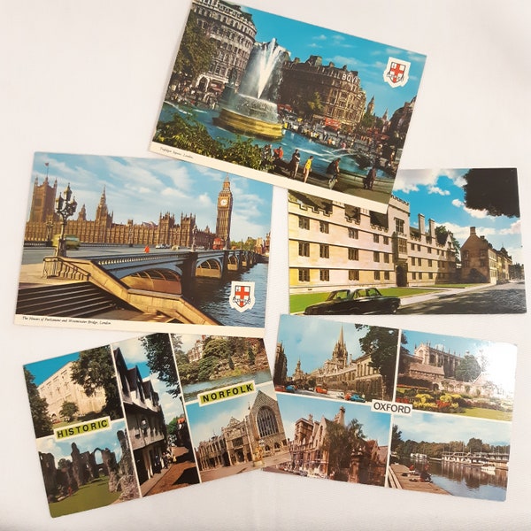 London Postcard - Etsy