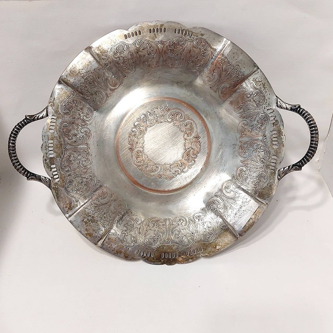 1960s/70s Viking Plate Silver Handled Tray Vintage Home - Etsy
