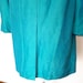 1980s Turquoise Two Tone Silk Oversized Blazer Size 12 or L - Etsy