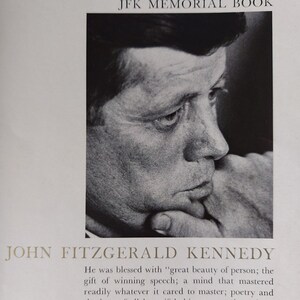 1964 JFK Memorial Book Look Magazine Jacqueline Kennedy Onassis ...