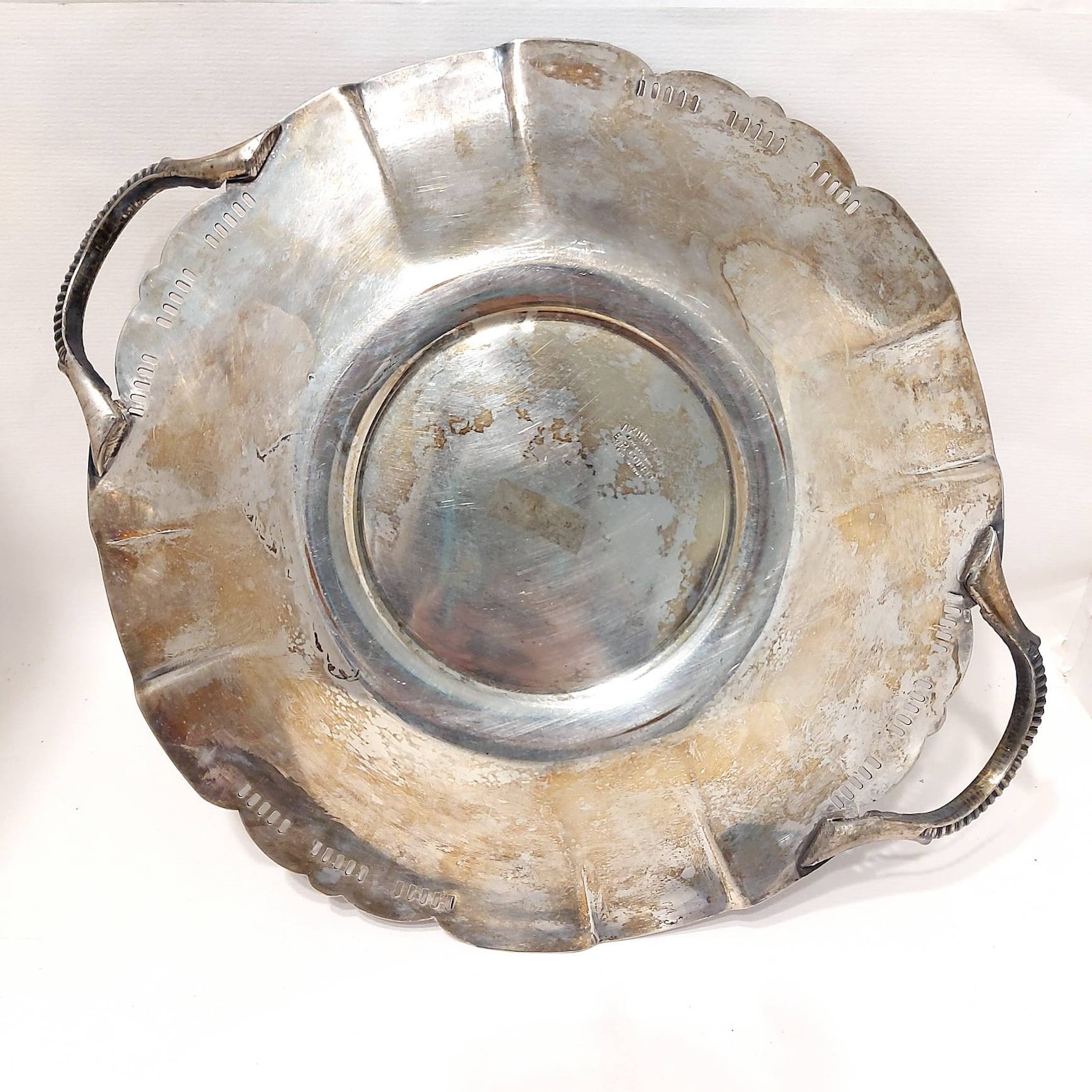 1960s/70s Viking Plate Silver Handled Tray Vintage Home - Etsy