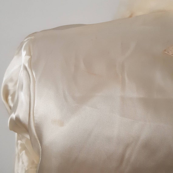 1980s/90s Ada Montreal cream rabbit fur jacket with b… - Gem