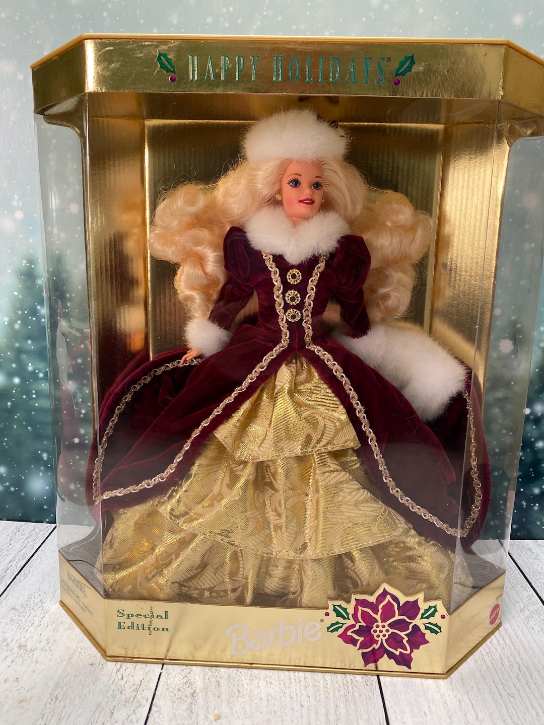 1996 Happy Holidays Barbie Special Edition Doll – Mattel #15646 ...