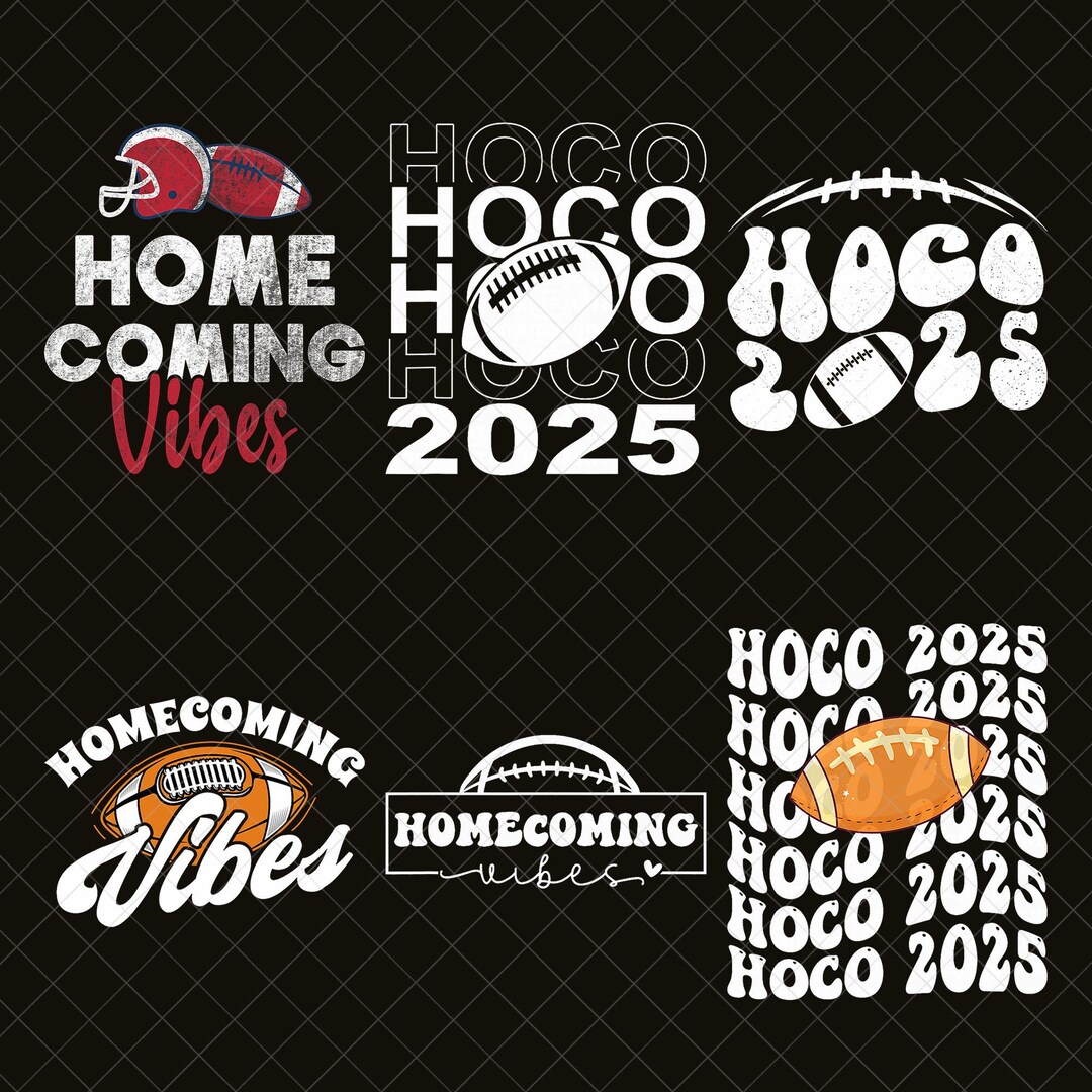 Homecoming 2025 Png, Hoco 2025 Png, Hoco Vibes Png, Homecoming Football ...