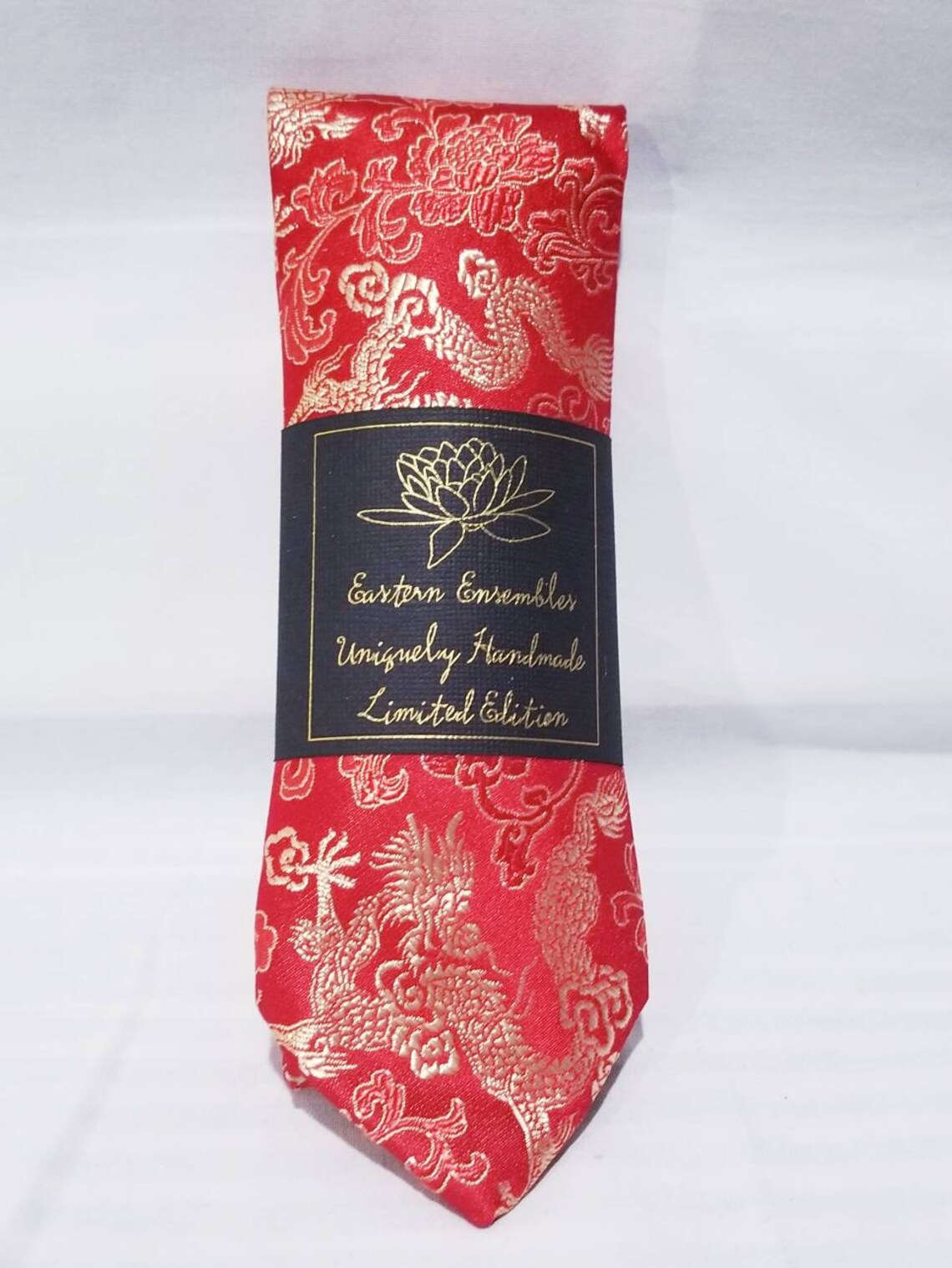 Custom Chinese Dragon Brocade Necktie - Etsy