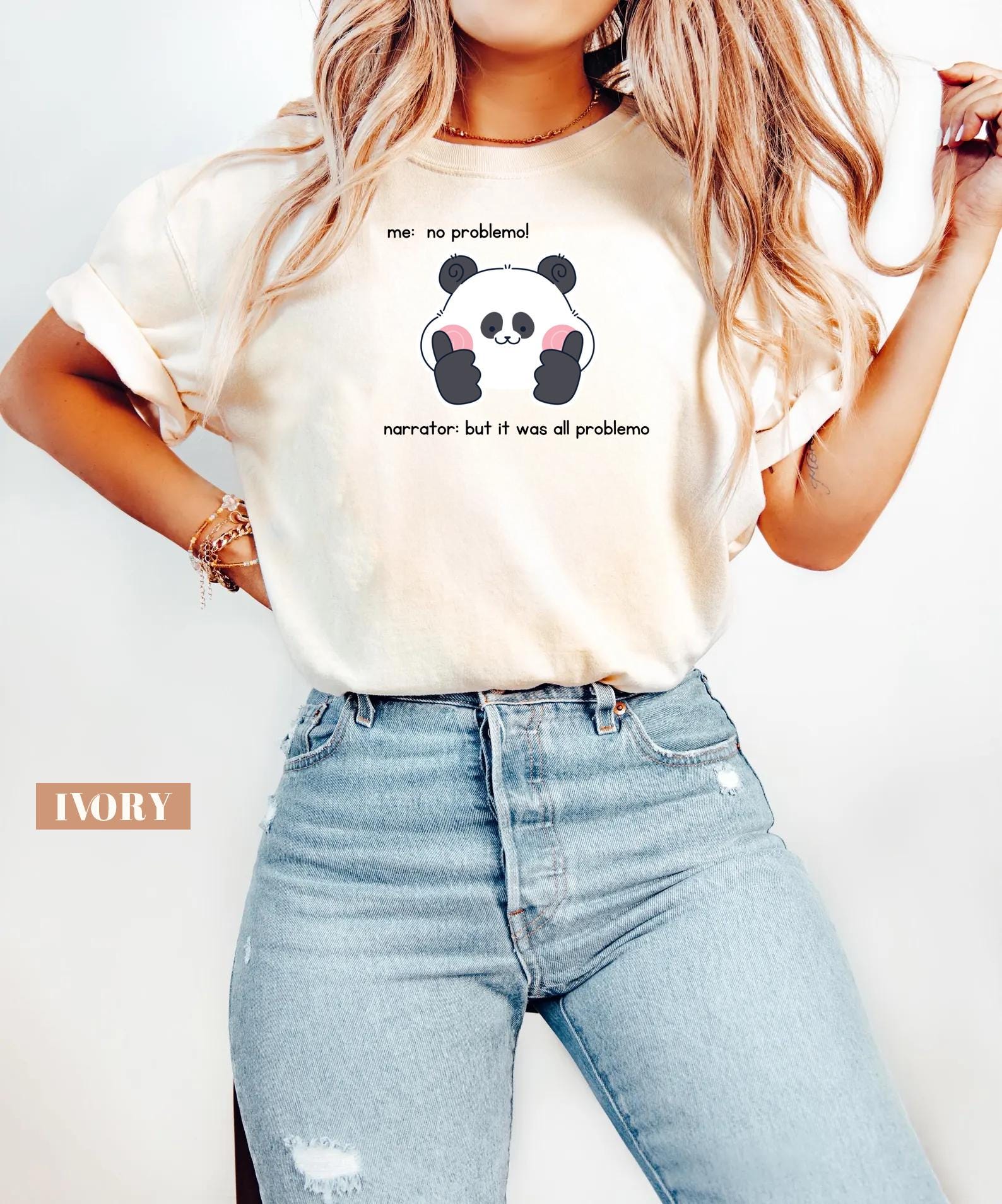 Comfort Colors® Funny Meme Panda Shirt, Cute Kawaii Panda Tee, Funny ...