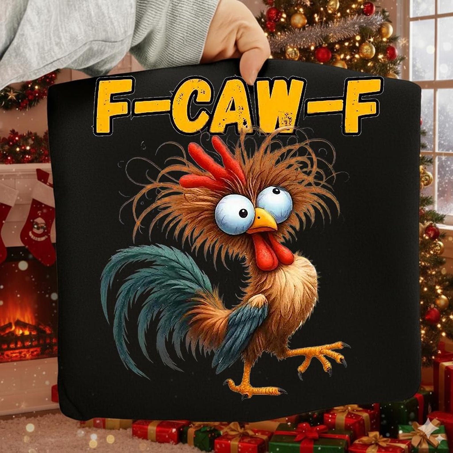 F-caw-f Rooster Meme PNG, Funny Rooster Art, Trump Rooster PNG, F-caw-f ...