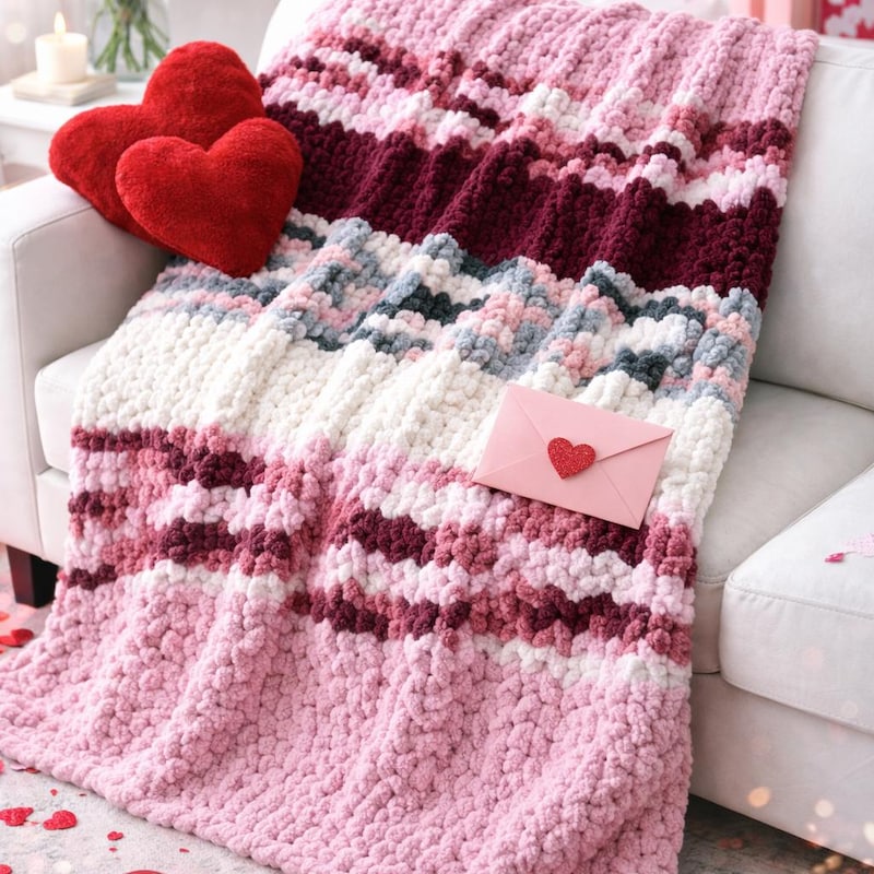 Red Burgundy Knit Throws - Etsy