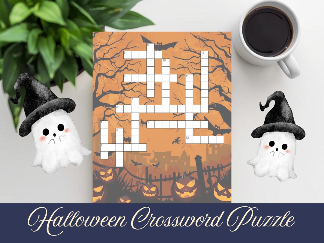 Mots croisés d'Halloween à imprimer pour enfants, téléchargement ...
