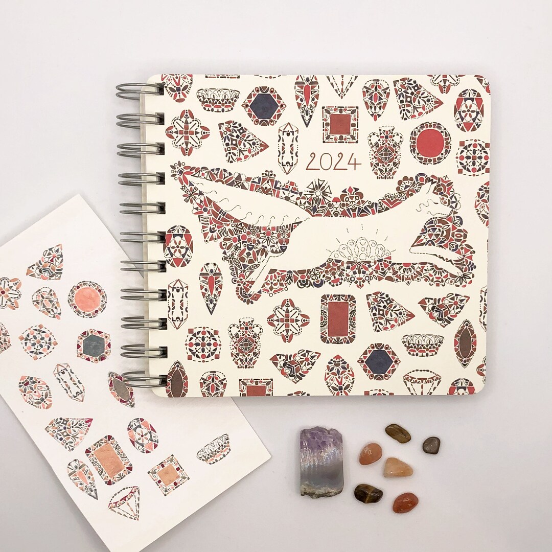 Fox and Jewels 2024/2025 Diary Mid Year / Yearly Option - Etsy