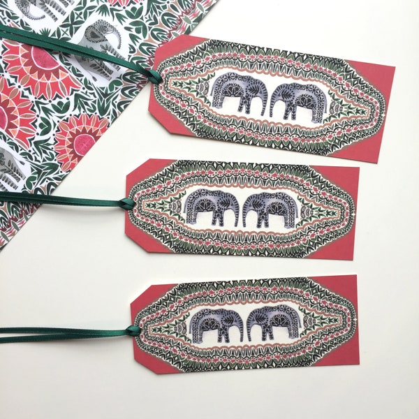 Elephant Gift Tags - Etsy