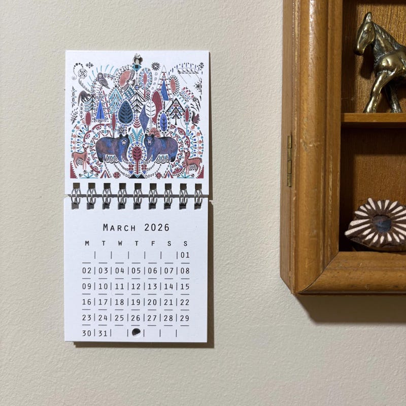 2026 Woodland Calendar - Etsy UK