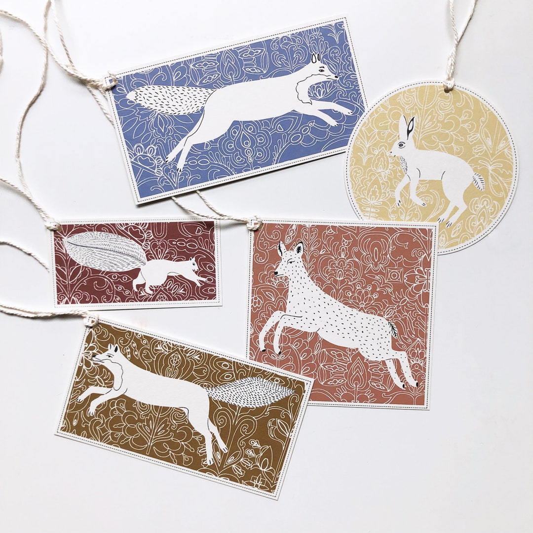 Clover and Thunder Gift Tags set of 5 - Etsy UK