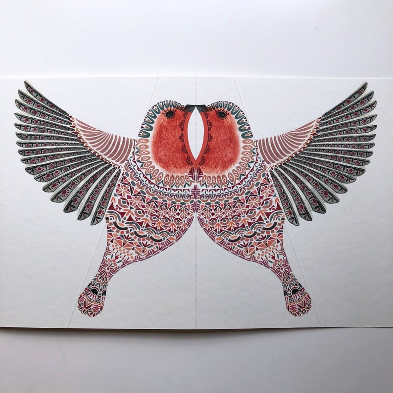 Pop up Bird Kit the Robin - Etsy