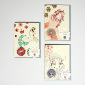 Zodiac Card and Badge Set - Etsy