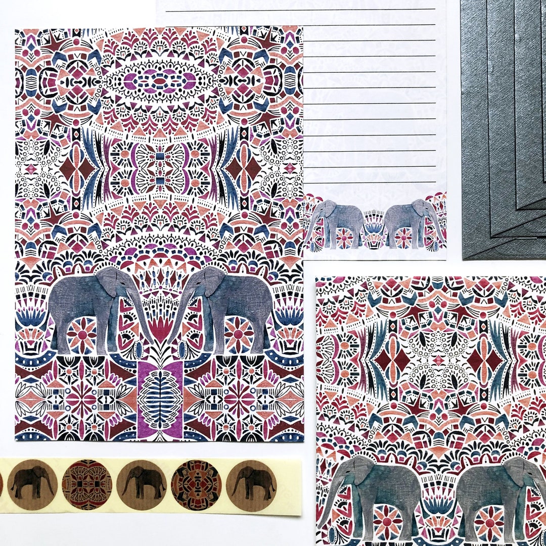 Letter Writing Set - Elephant Hush - Etsy