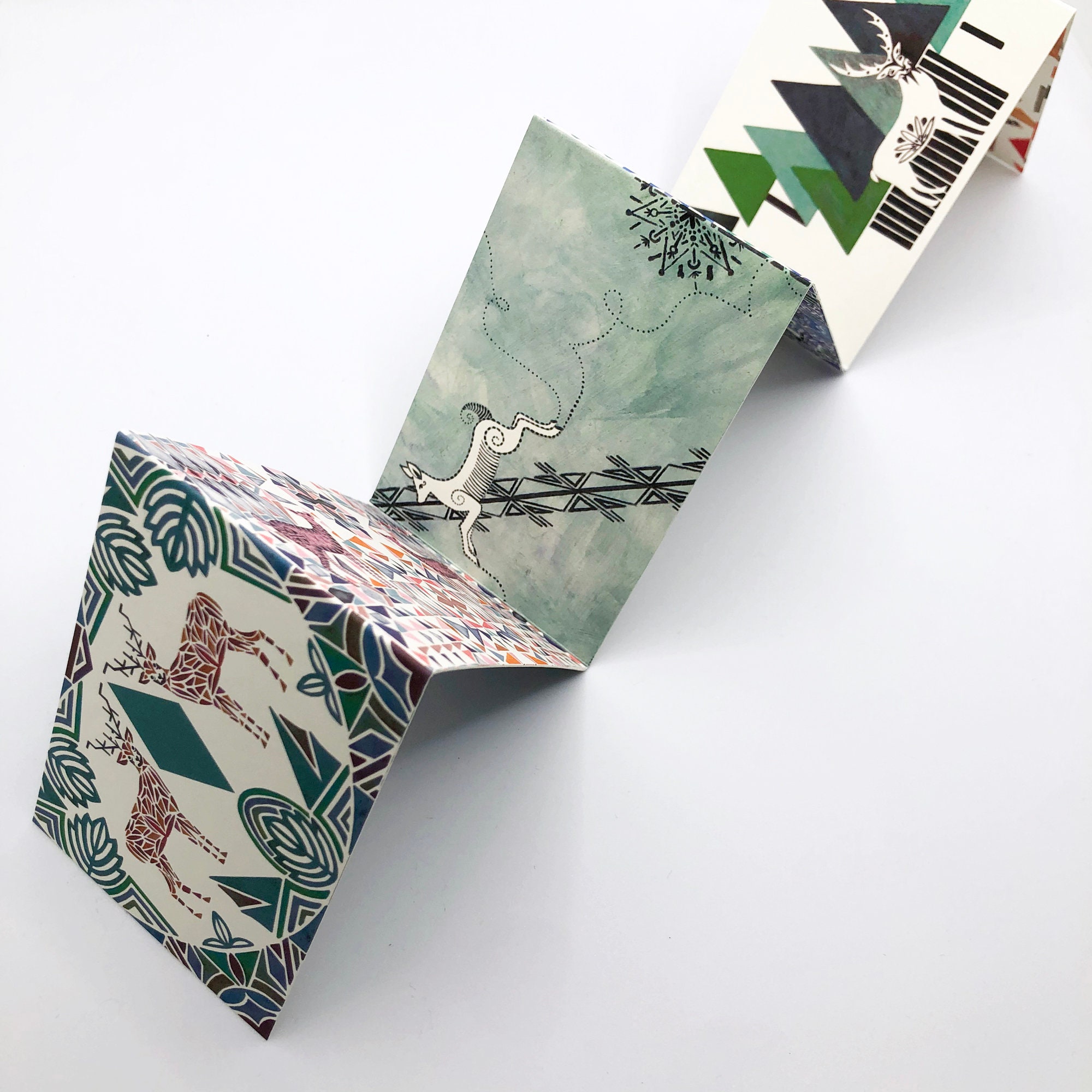 Mini Concertina Book - Deer - Etsy UK