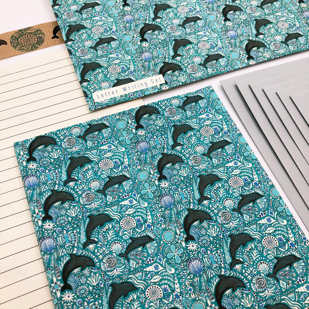 Letter Writing Set - Dolphins & Seashells - Etsy