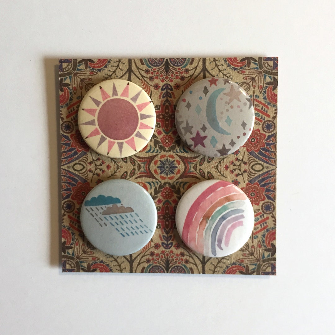 Weather Badges - Etsy
