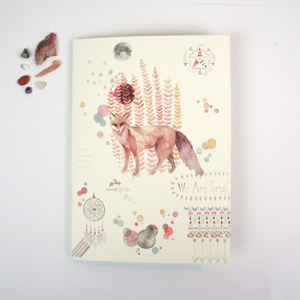 Fox Notebook - Etsy