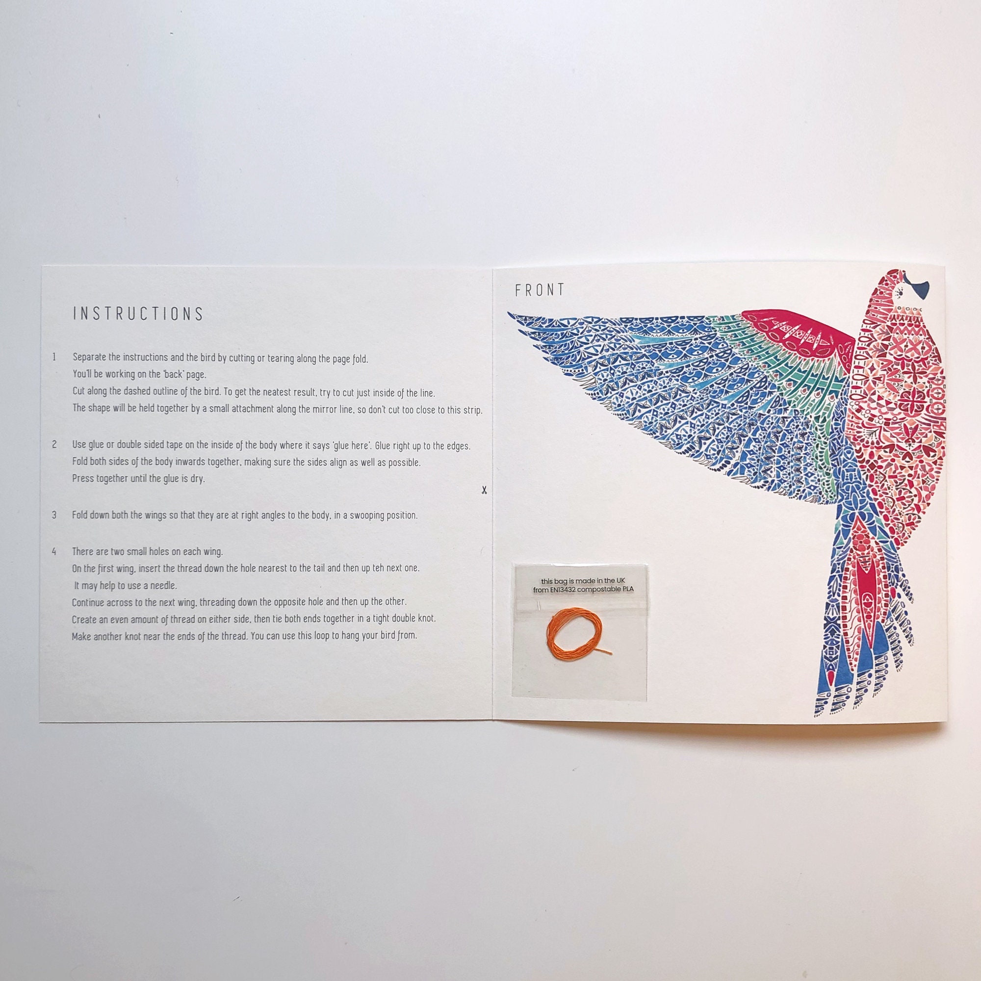 Pop up Bird Kit - the Parrot - Etsy