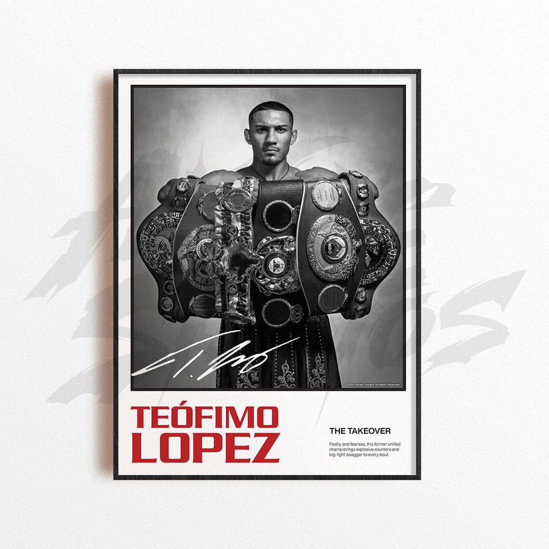 Teofimo Lopez Art Print, Boxing Art Print, Boxing Arts Wall Decor, Home ...