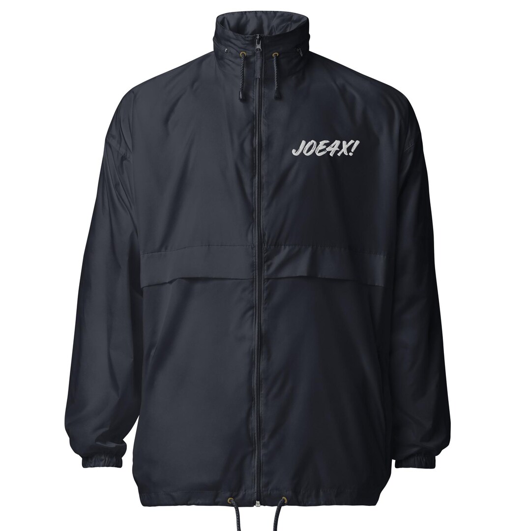 Joe4x!'s Windbreaker - [simple Model] - (white Gosth Letter Style) - Etsy