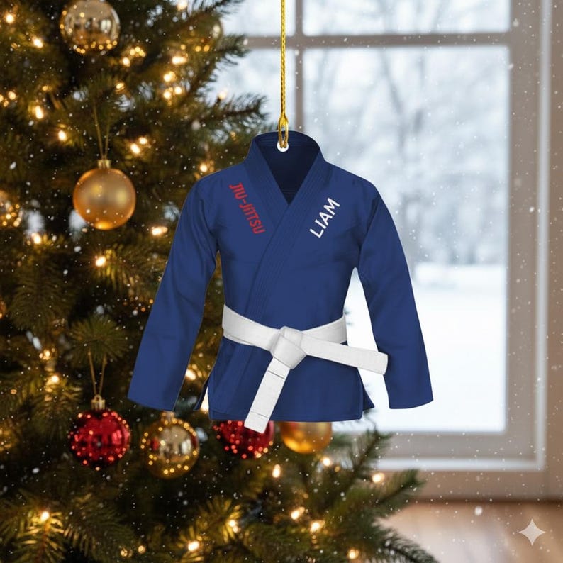 Personalized Jiu Jitsu Ornament,men Women Team Jiu Jitsu,brazilian Jiu ...
