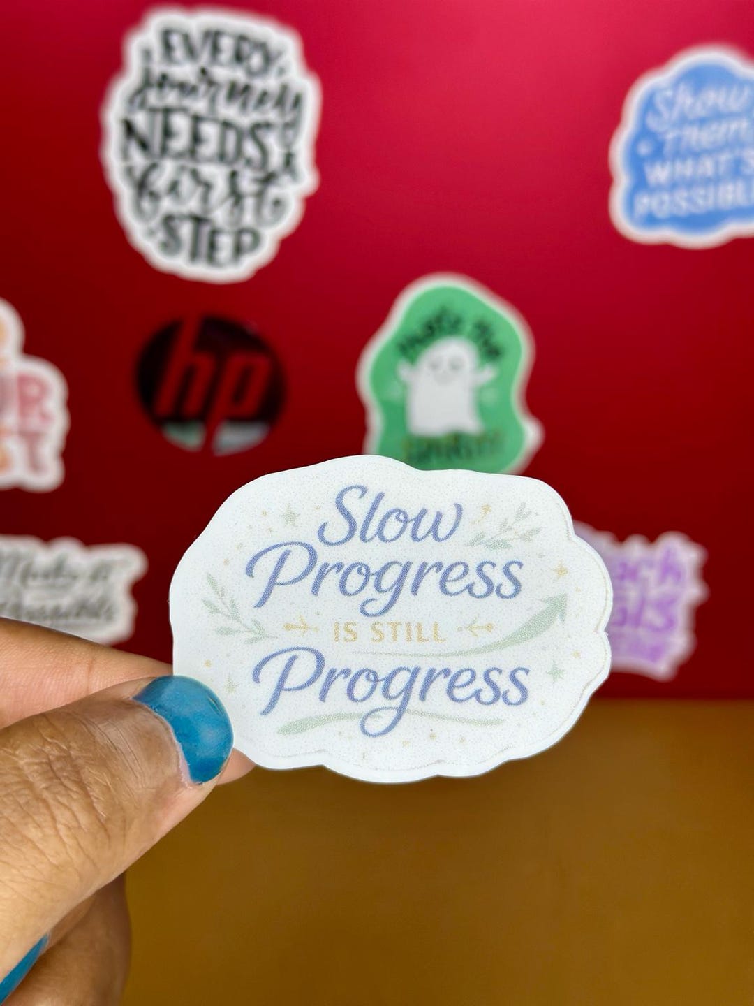 Slow Progress is Still Progress Sticker | Gentle Motivation | Mental ...
