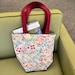Small Canvas Tote for Shopping or Knitting Summer Purse Eevie Original ...