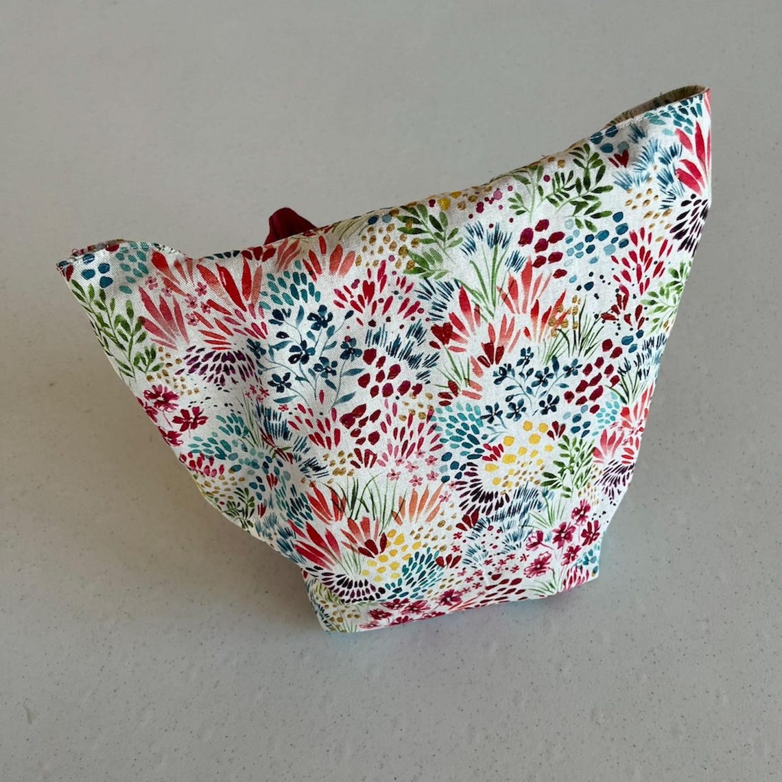 Small Canvas Tote for Shopping or Knitting Summer Purse Eevie Original ...