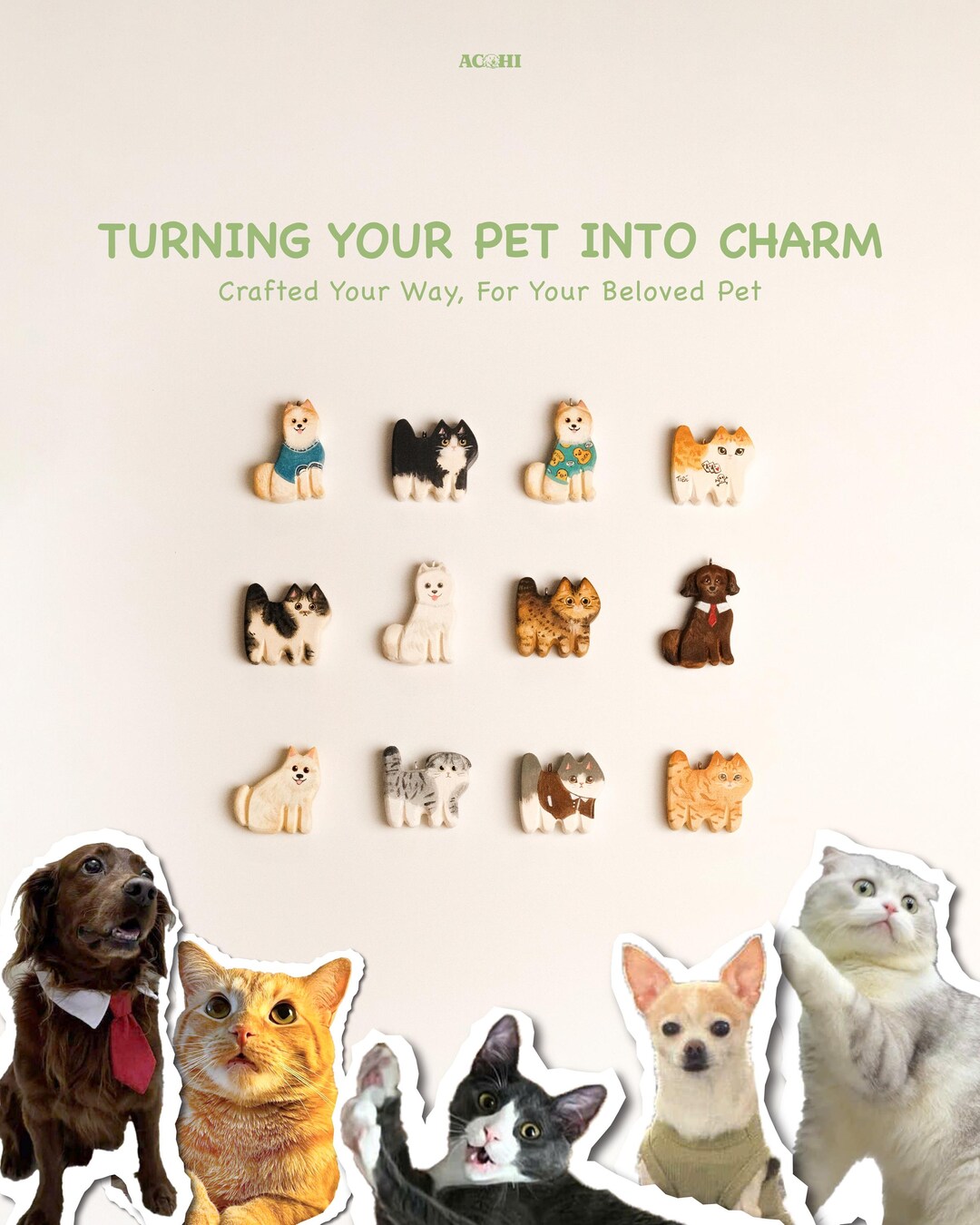 Custom Pet Charm – Handmade Wooden Charm Gift - Etsy