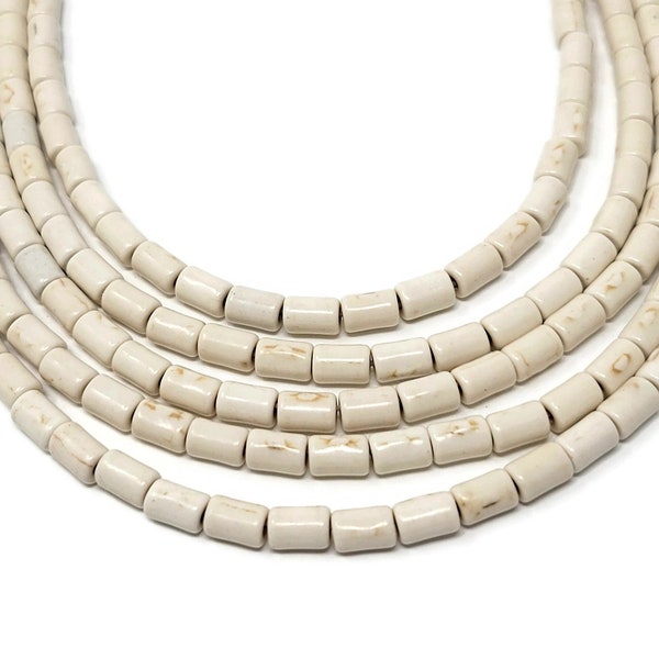 Turquoise Tube Beads - Etsy