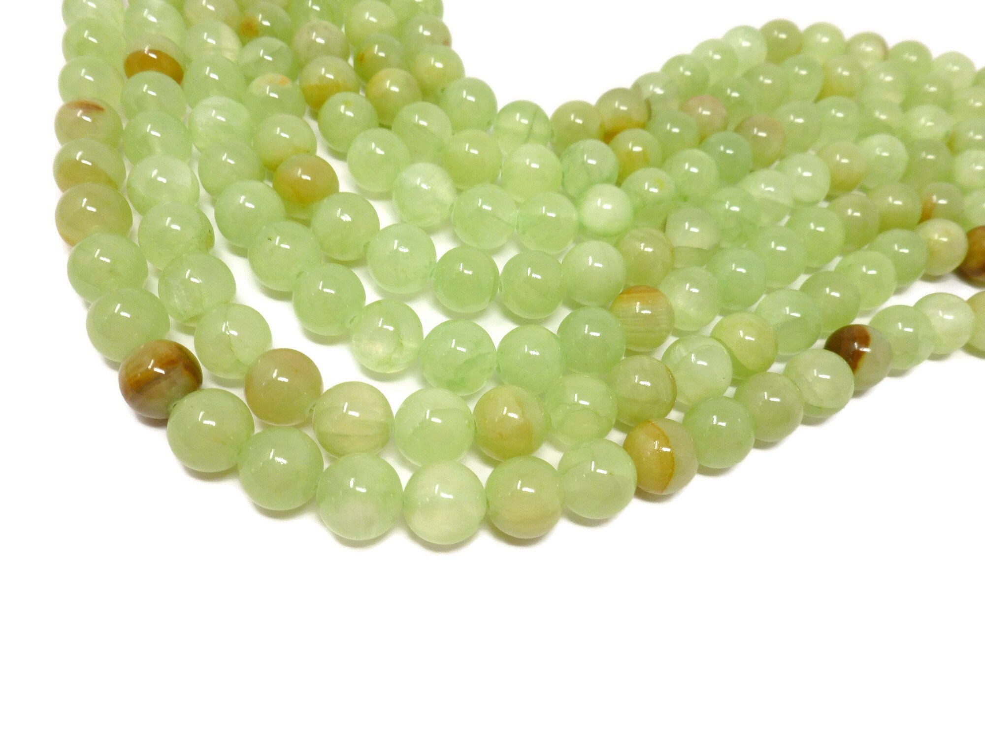 Green Italian Onyx 12mm Round Bead - green onyx marble stone - 32 beads ...