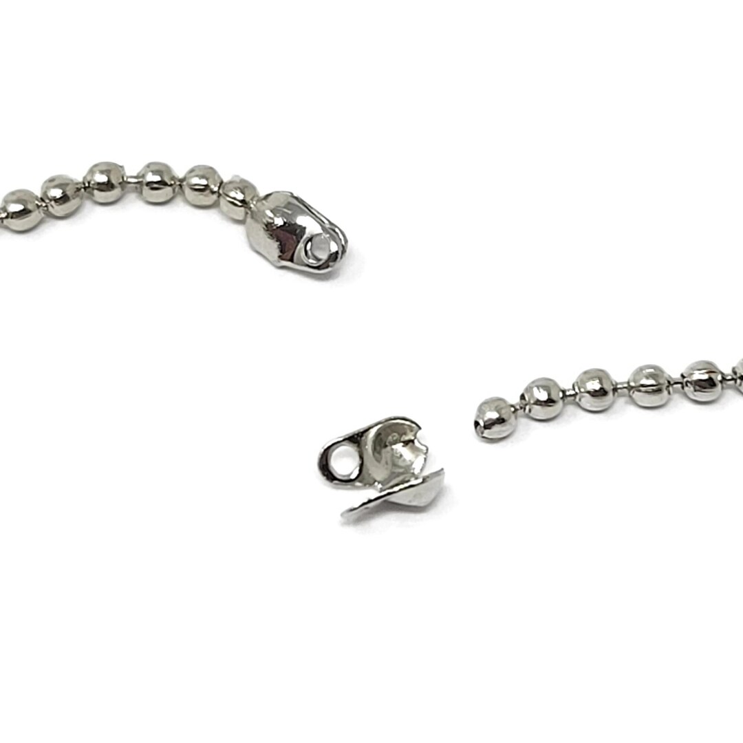 Silver Plated Clamshell Calottes: 1.5mm Ball Chain End Caps - Etsy