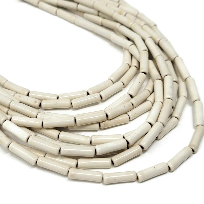 Turquoise Tube Beads - Etsy