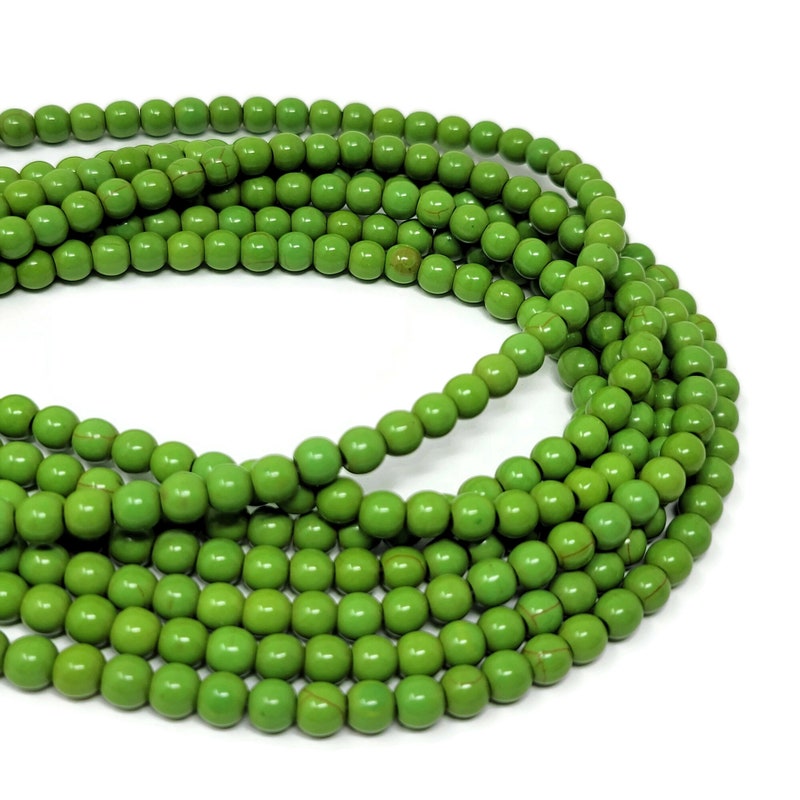Lime Green Howlite - Etsy