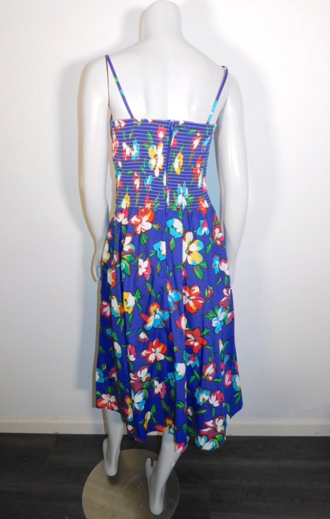 Cutest Vintage Late 80s Sundress W Removable Straps & Pockets - Etsy